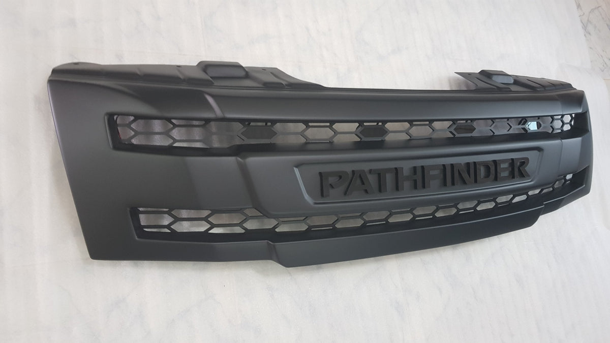 NISSAN PATHFINDER R51 PRE-FACELIFT FULL GRILL REPLACEMENT BLACK LOGO ...